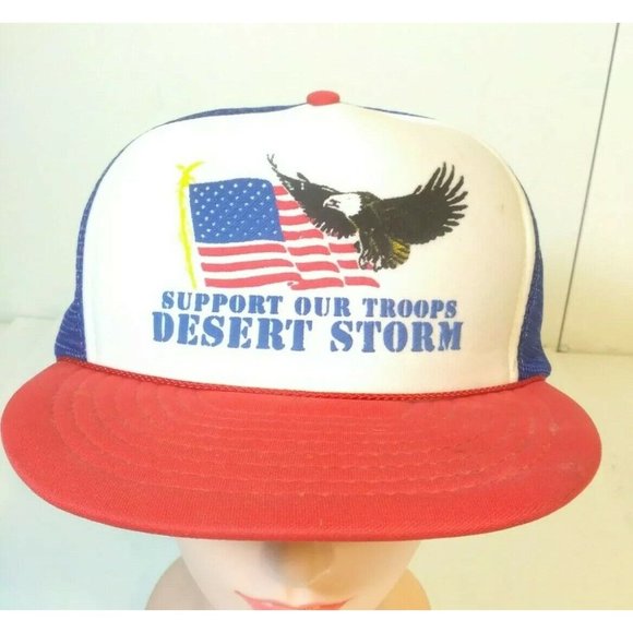 OTTO | Accessories | Support Our Troops Desert Storm Vintage Trucker ...